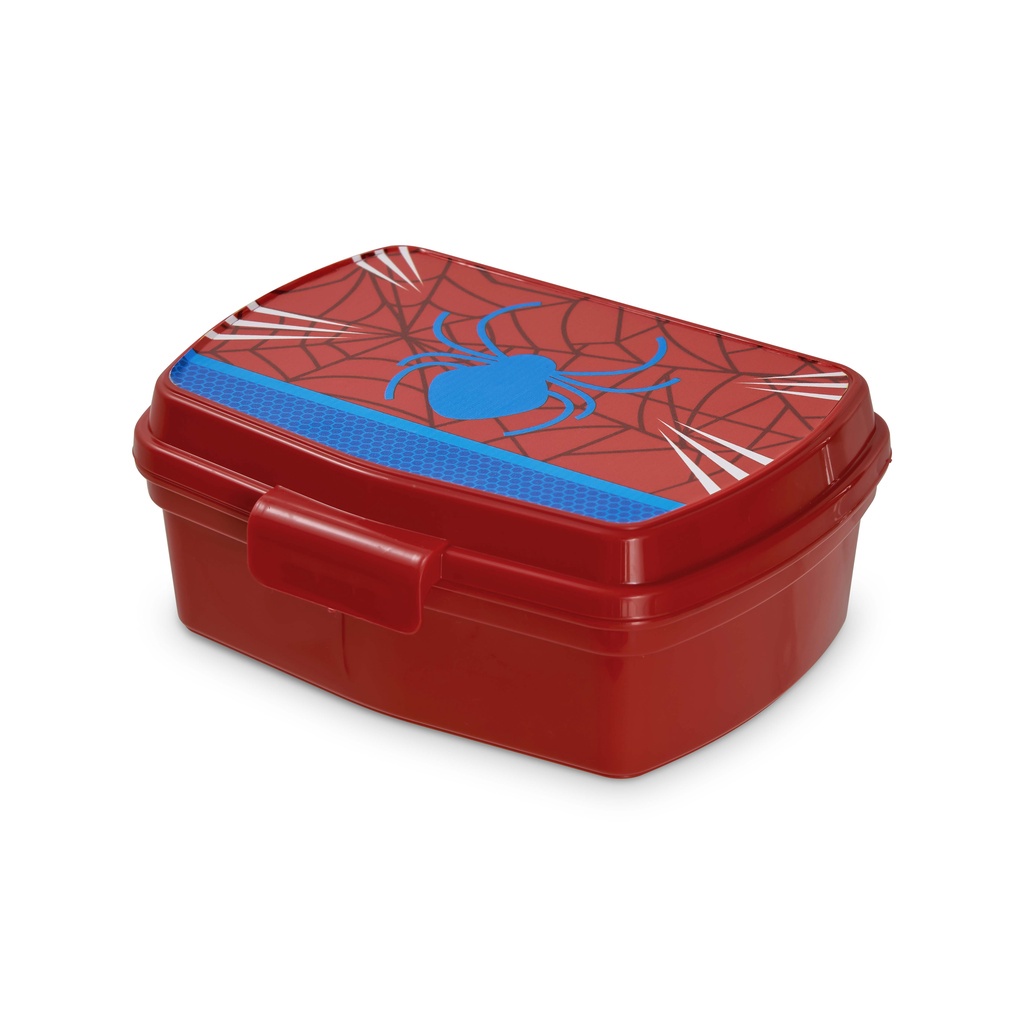 Lancheira Plastica Infantil Menino Teia Divisoria Trava | Shopee Brasil
