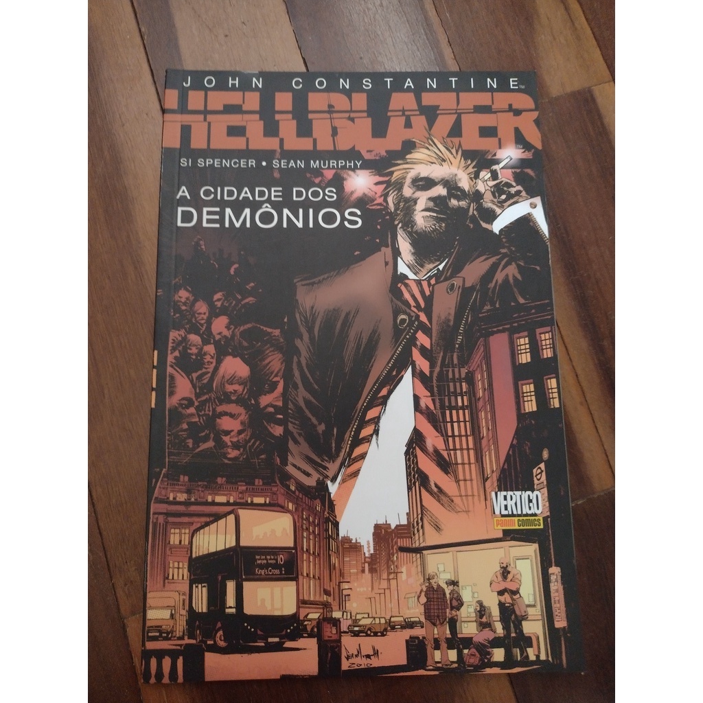 HQ JOHN CONSTANTINE HELLBLAZER A CIDADE DOS DEMONIOS | Shopee Brasil