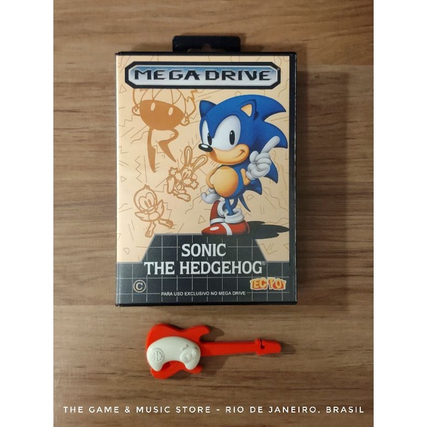 Mega Drive: Encarte SONIC TecToy, NOVO, by TGMS - Escorrega o Preço