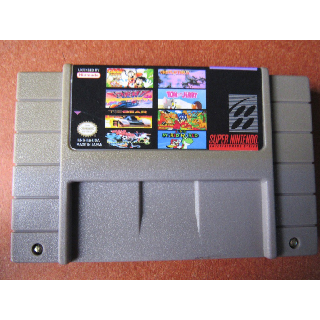 Fita - Cartucho - Everdrive Snes Super Nintendo Com 68 Jogos Donkey ...