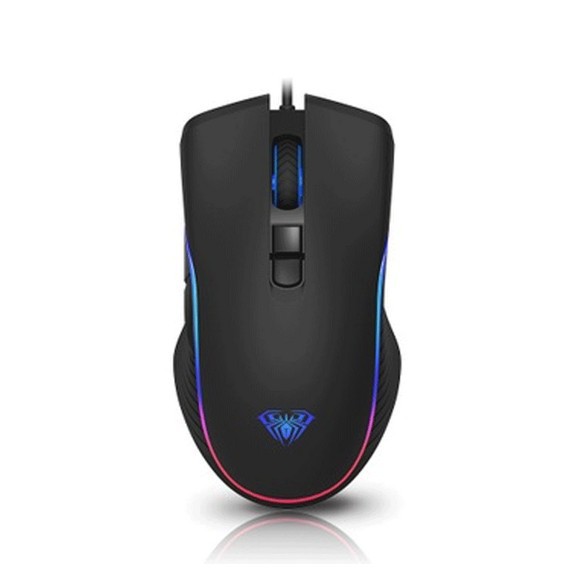 Mouse Gamer com fio USB 2400 Dpi F806 - Aula | Shopee Brasil