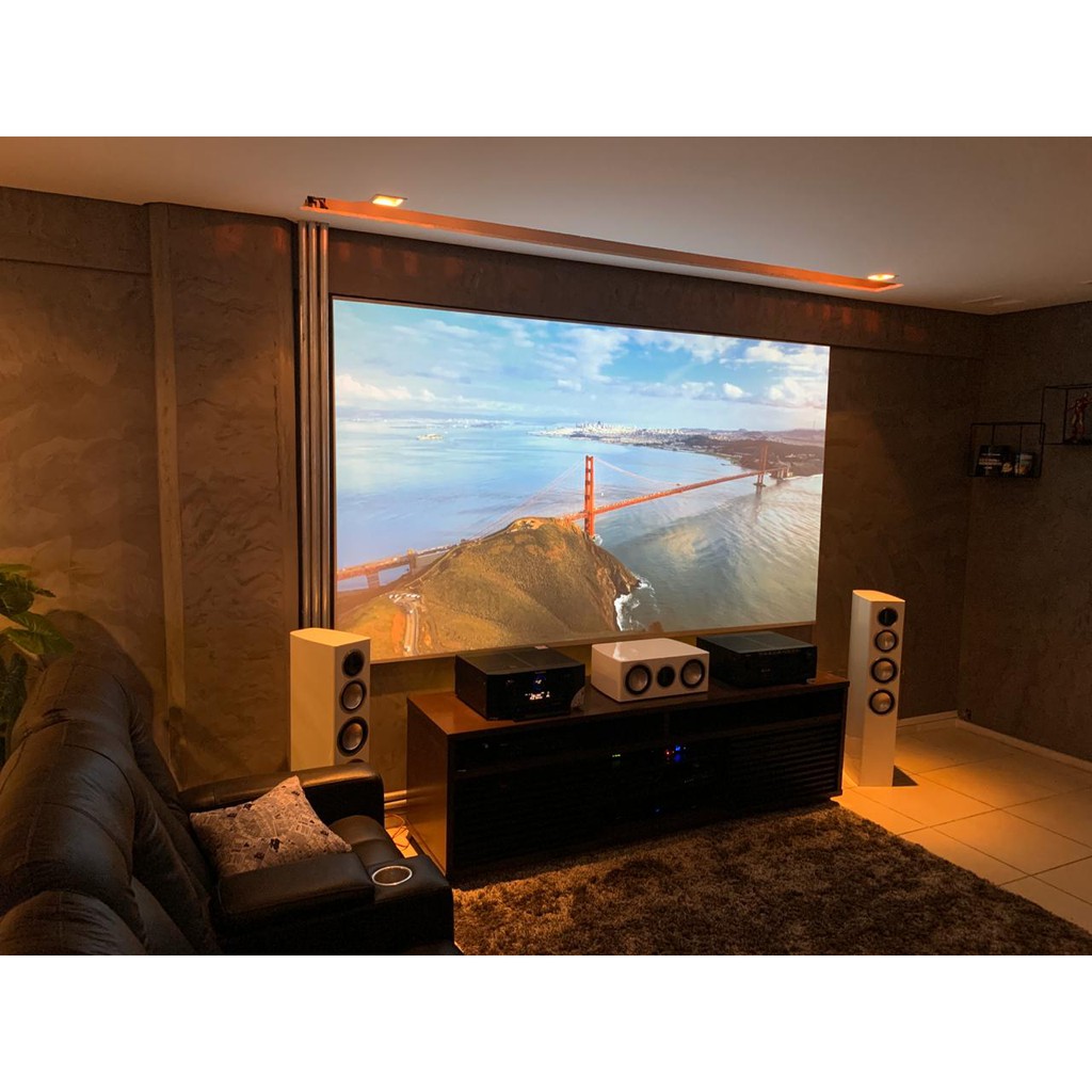 TELA PROJEÇÃO 130 POLEGADAS Dry 3 METROS Dry Fit | Shopee Brasil