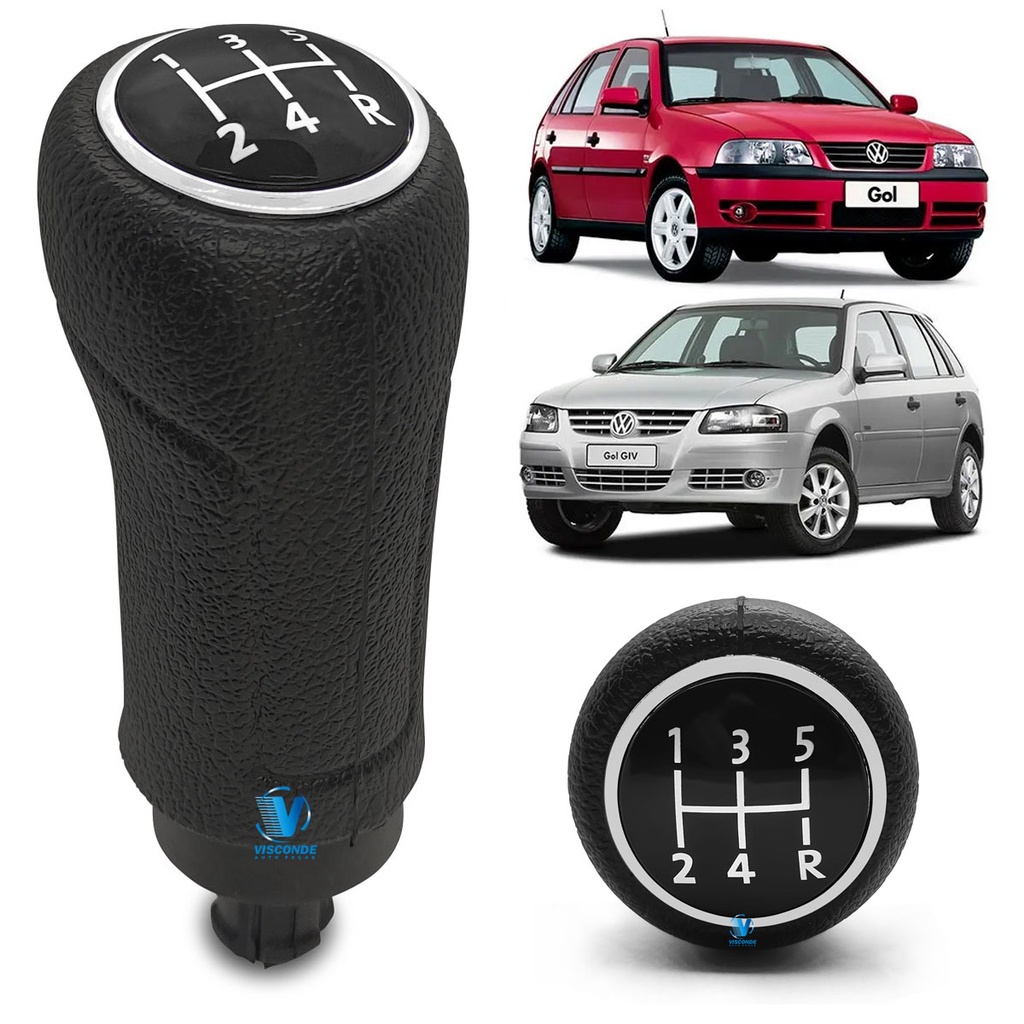 Manopla de Cambio 6 Marchas ´Preto com aro Cromado - Chevrolet Onix ...