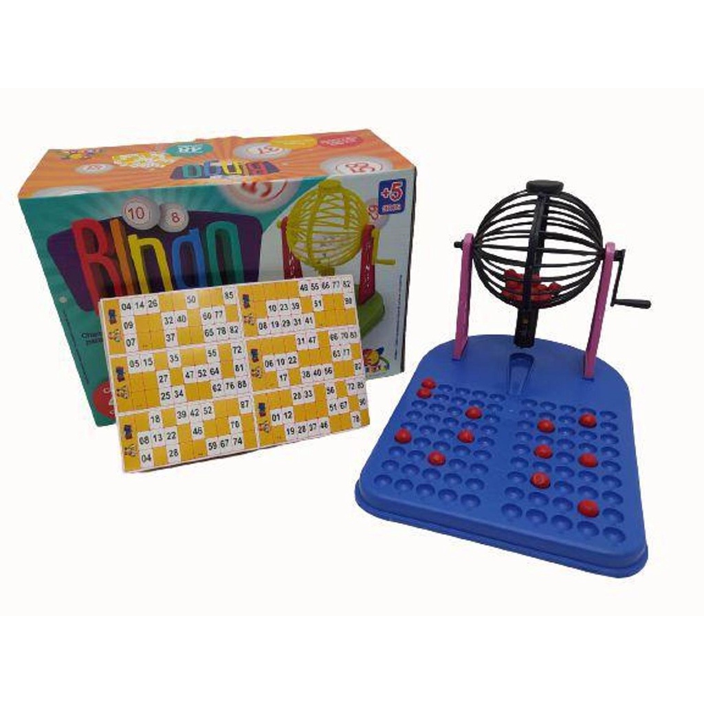 Jogo de Bingo 48 Cartas - ZELAR BRINQUEDOS | Shopee Brasil
