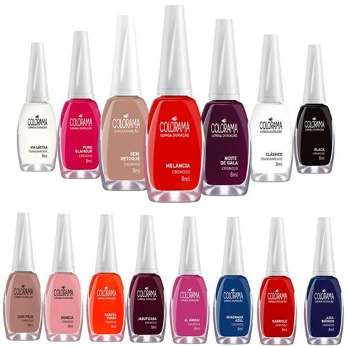 Esmalte Colorama 8ml várias cores | Shopee Brasil