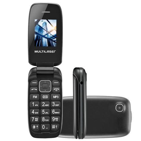 Celular Simples Flip Up Abre E Fecha Multilaser Dual ideal para idosos | Shopee Brasil