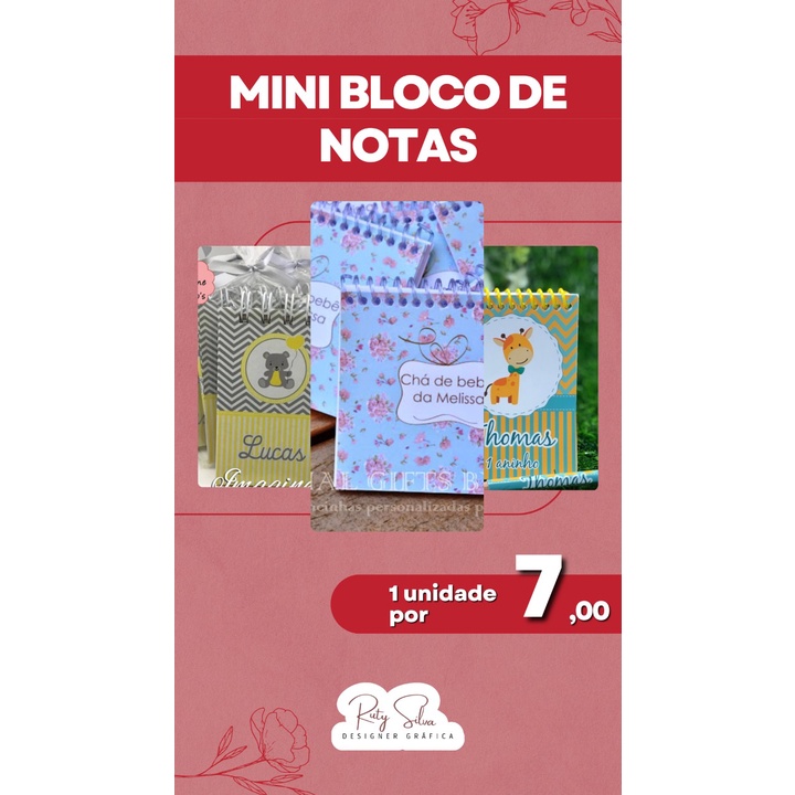 Mini bloco de notas | Shopee Brasil