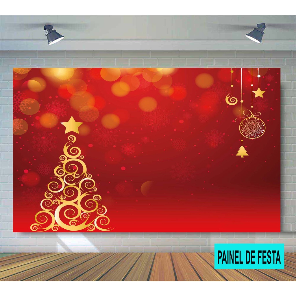 Painel festa tema Natal | Shopee Brasil