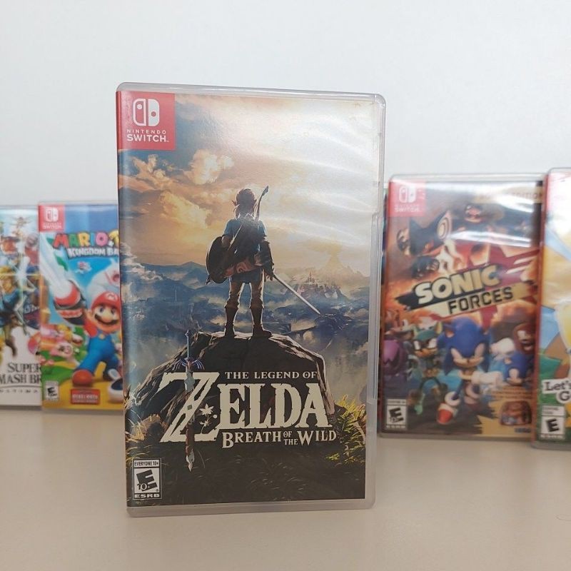 The Legend Of Zelda Breath Of The Wild Nintendo Switch Mídia Física Usado Pronta Entrega - Faz a ...