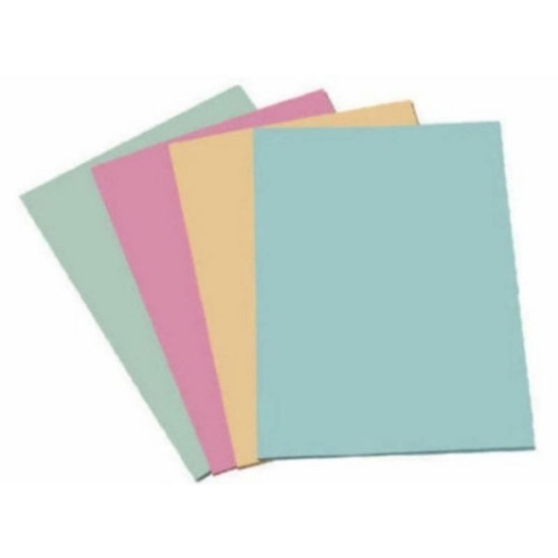 Cartolina A4 colorida 180 gr/m pacote com 50 folhas | Shopee Brasil