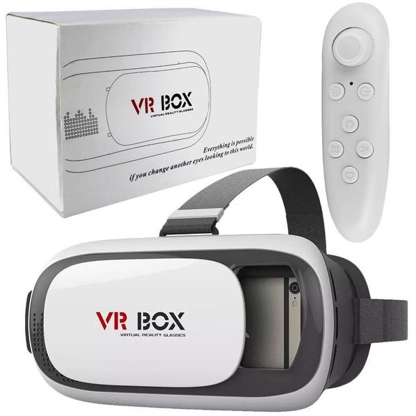 Óculos Cardboard 3d Realidade Virtual Vr Box Vrx C/ Controle ...