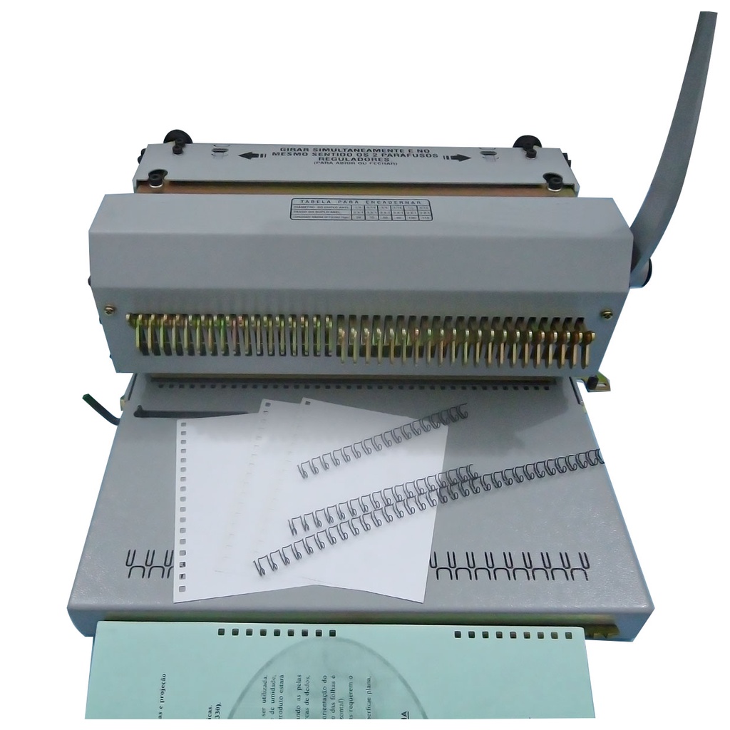 Encadernadora Furo Quadrado Para Encadernação Wire-o 3X1 Conjugada ...