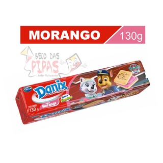 Kit 10 Biscoito Danix 130g Morango Arcor | Shopee Brasil