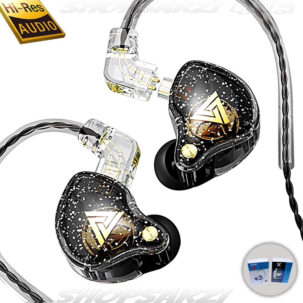 Fone Qkz Ak6 Pro Original Com Microfone Cabo Destacável e Case | Shopee ...