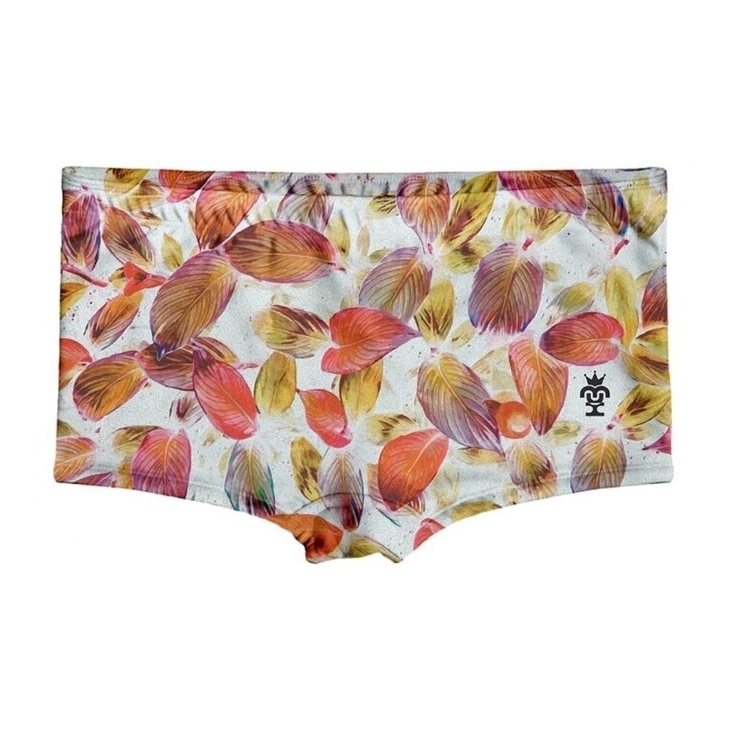 Sunga Boxer Masculina Estampada Praia Azul-claro Floral Hc3 Original ...