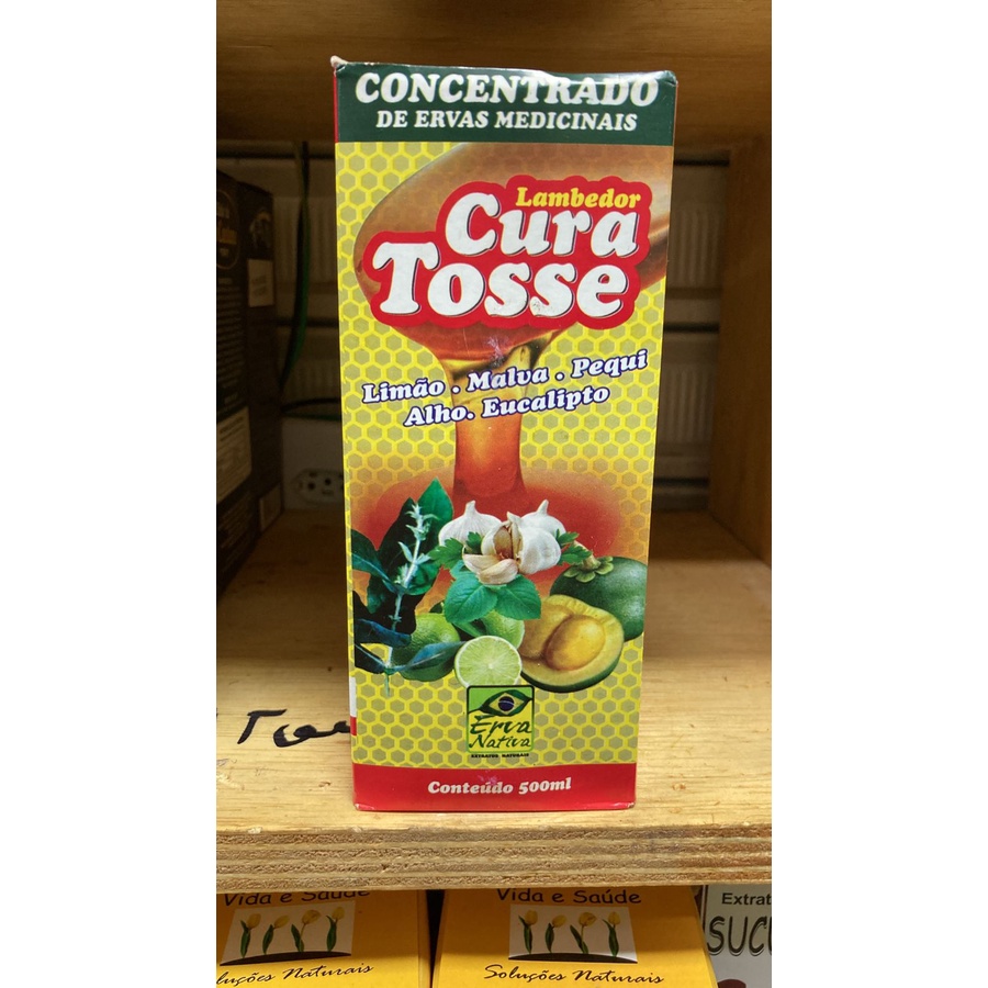 Xarope Lambedor Cura Tosse 500 Ml | Shopee Brasil