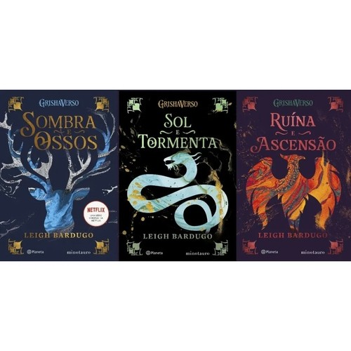 Trilogia Grisha - Leigh Bardugo LACRADO, Livros Sombra e Ossos, Sol e ...