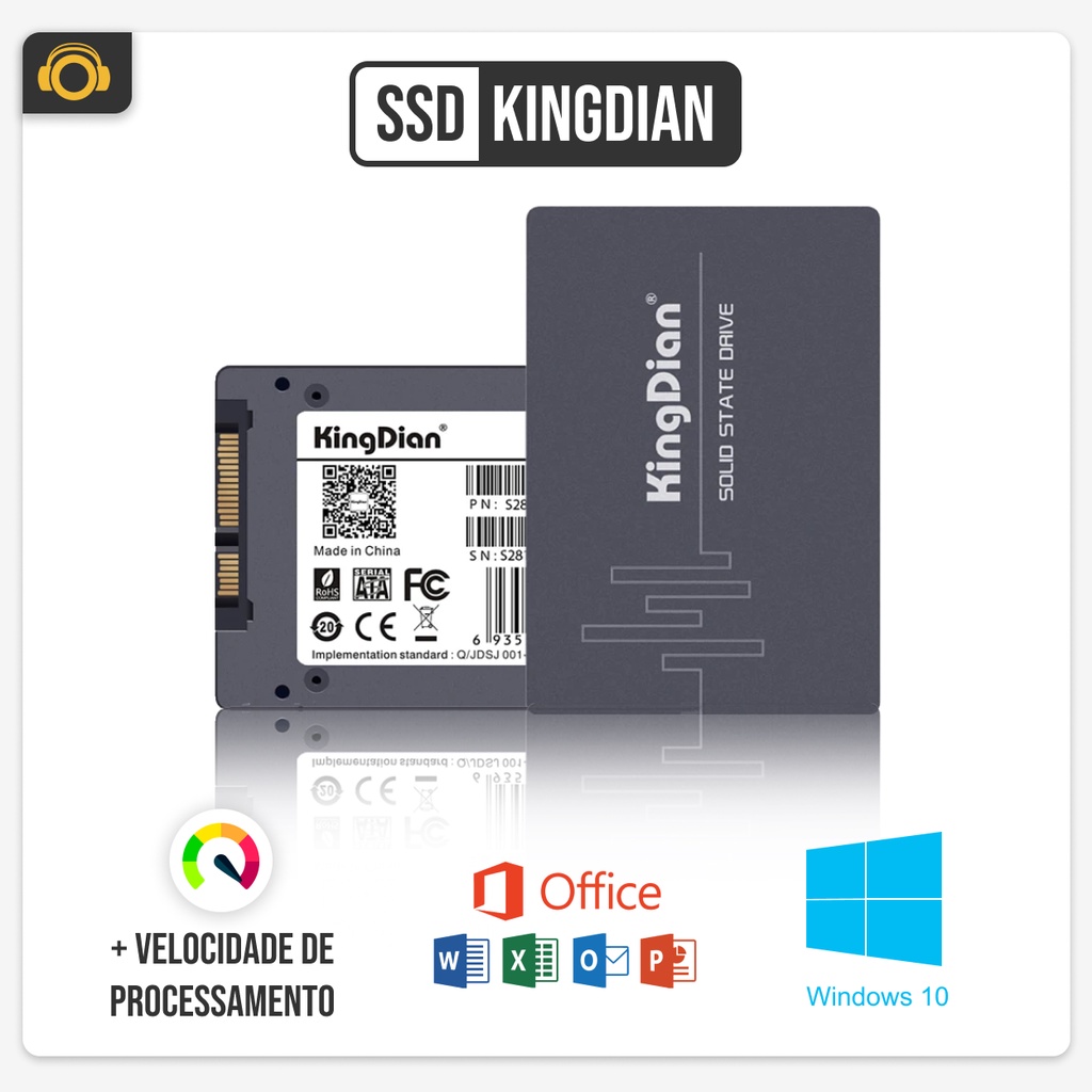 Ssd Kingdian 128gb 256gb 512gb 1tb | Aumente A Velocidade Do Seu ...