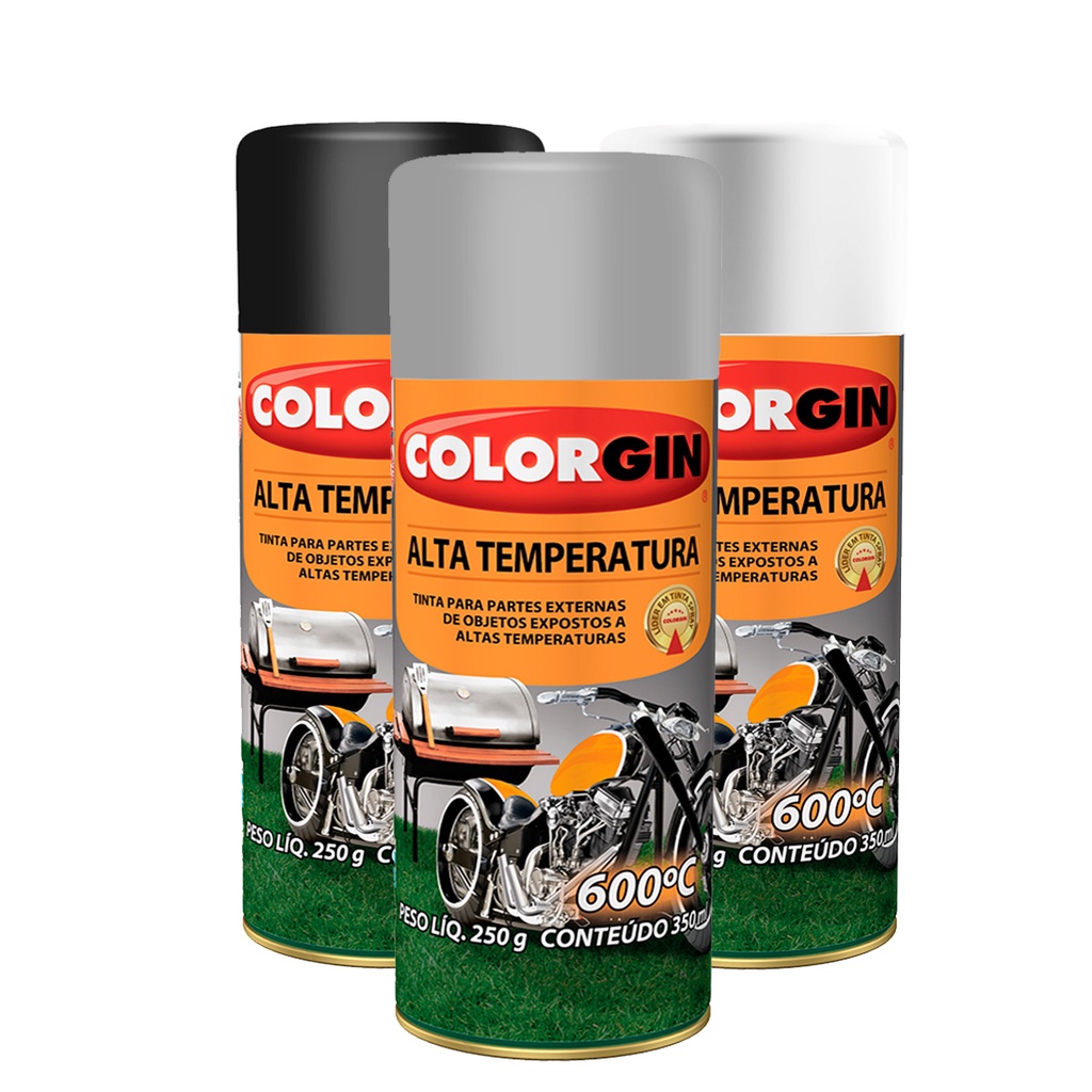 COLORGIN SPRAY ALTA TEMPERATURA 300ML - ESCOLHA A SUA COR! | Shopee Brasil