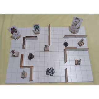 Tabuleiro De Rpg - Kit Modular Grid Com Mapa -Base de Miniatura e ...