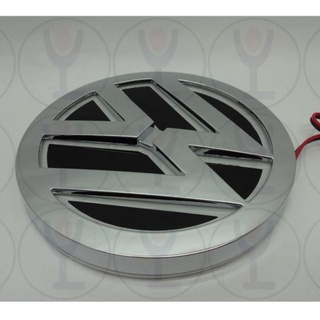 Emblema Volkswagen Led 5d Azul Grade Universal 11cm Vw | Shopee Brasil