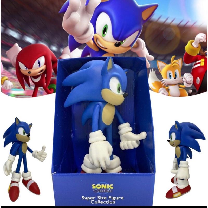 Boneco Sonic 28cm Azul Personagem Exclusivo | Shopee Brasil