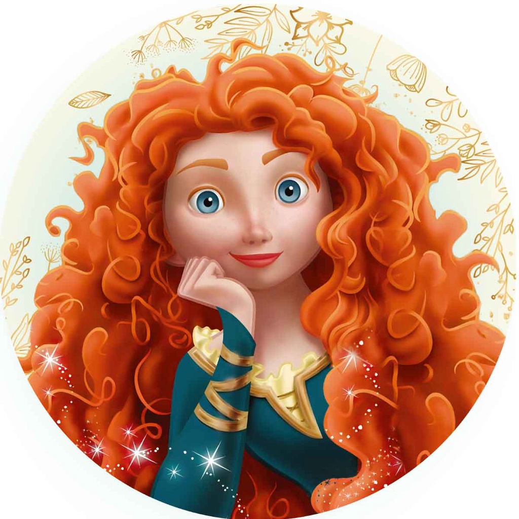 Painel De Festa Redondo Sublimado Em Tecido Tema Valente | Shopee Brasil