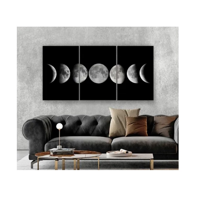 Quadros Decorativo Fases Da Lua | Shopee Brasil