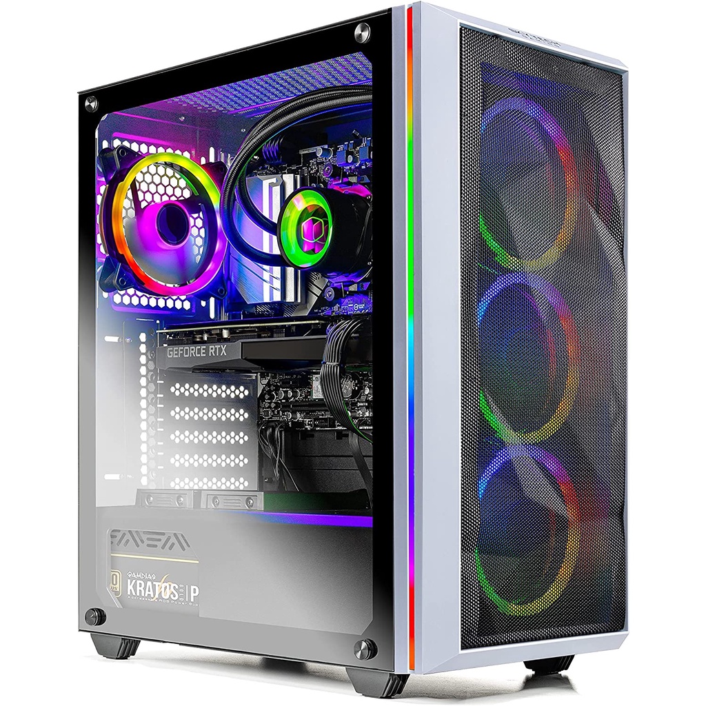 SkyTech Chronos Gaming Computer PC Desktop - AMD Ryzen 5 5600X 3.7GHz ...