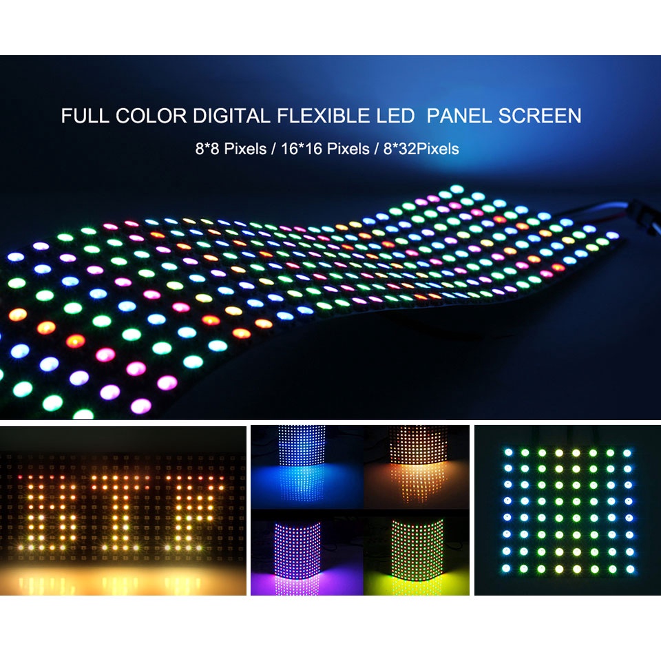 Painel 8 x 32 Painel led 5V | Shopee Brasil
