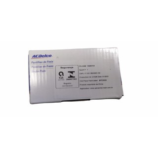 Jogo de pastilha de freio dianteira Traiblazer e S10 - 19380537 ...