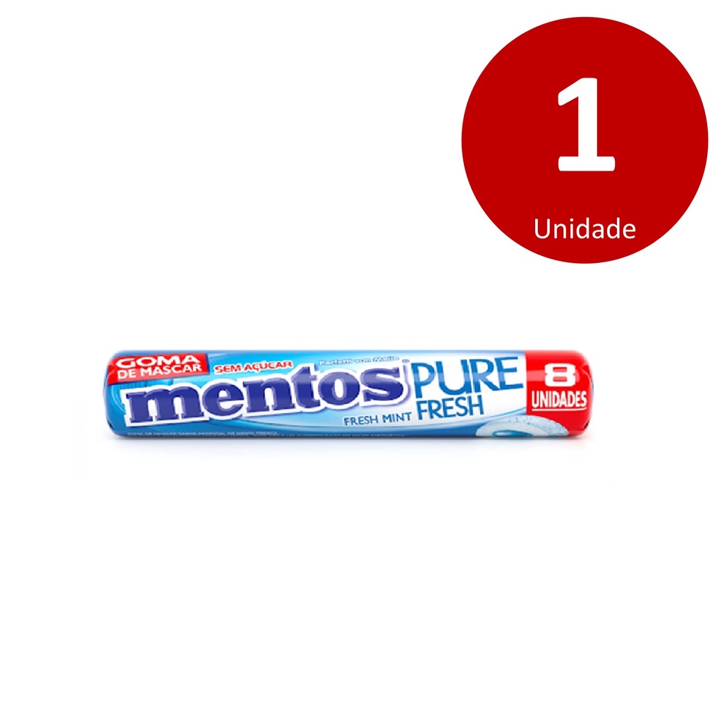 MENTOS 14X8 GOMAS FRESH MINT | Shopee Brasil