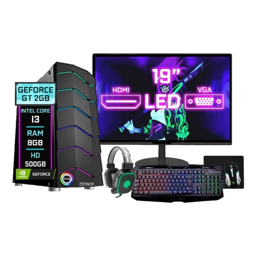 Pc Gamer Barato Completo Intel I3 8gb Hd 500gb Geforce 2gb | Shopee Brasil