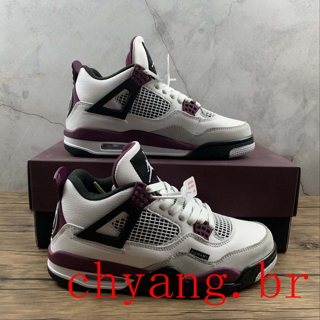 Tênis NIKE Air Jordan 4 Retro Psg AJ4 Basketball shoes CZ5624-100 ...