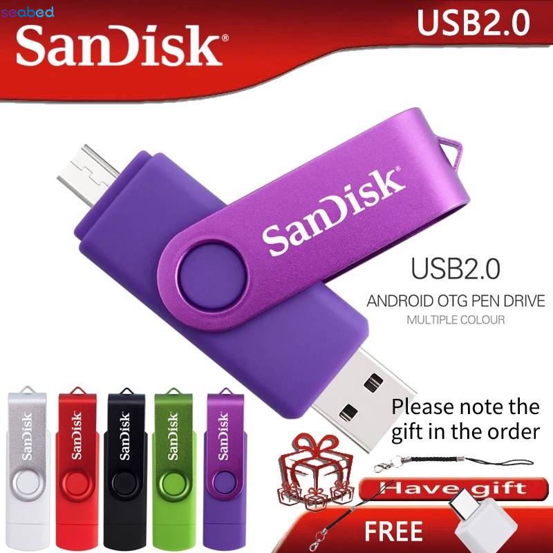 SanDisk Roxo Android OTG USB Flash Drive 2TB OTG Unidade Óptica Tripla ...