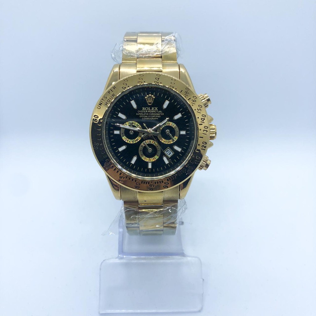 relogio rolex daytona dourado/prata misto fundo branco luxo | Shopee Brasil