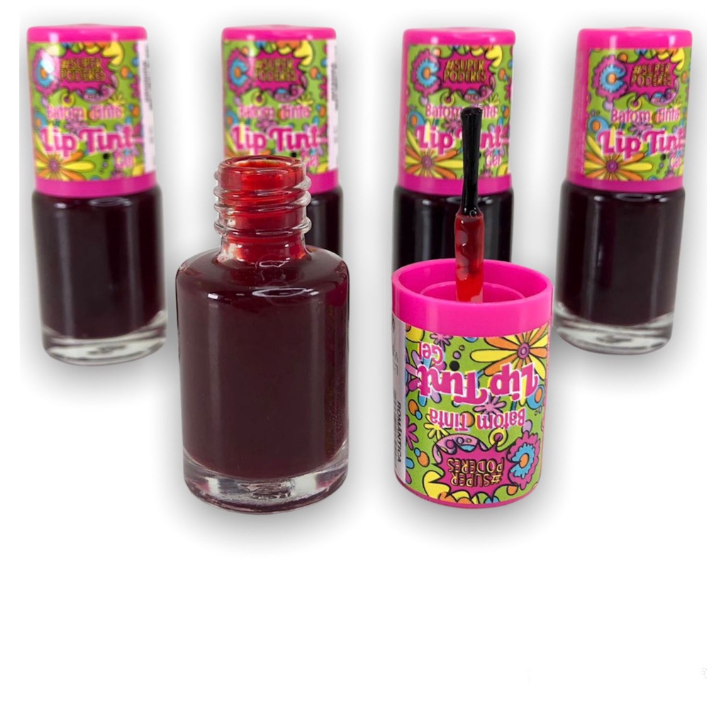 KIT 5 LIP TINT #SUPERPODERES VARIAS CORES VEGANO ENVIO RÁPIDO | Shopee ...