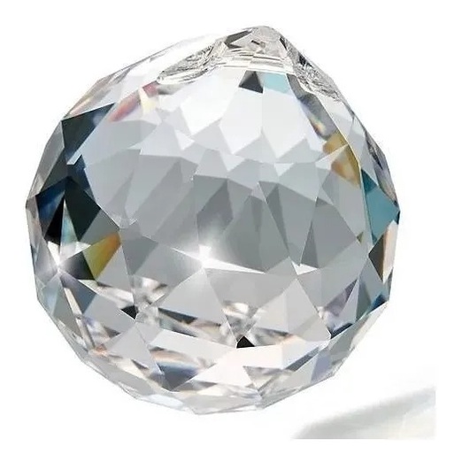 Kit 10 Bolas Esfera Multifacetada Cristal 3,0 cm Transparente | Shopee ...