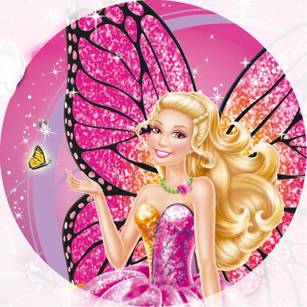 Painel De Festa Redondo Sublimado Em Tecido Tema Barbie | Shopee Brasil