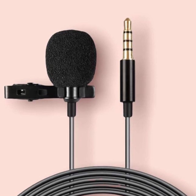 Mini Microfone De Lapela Profissional Computador Câmera Plug P2 ...