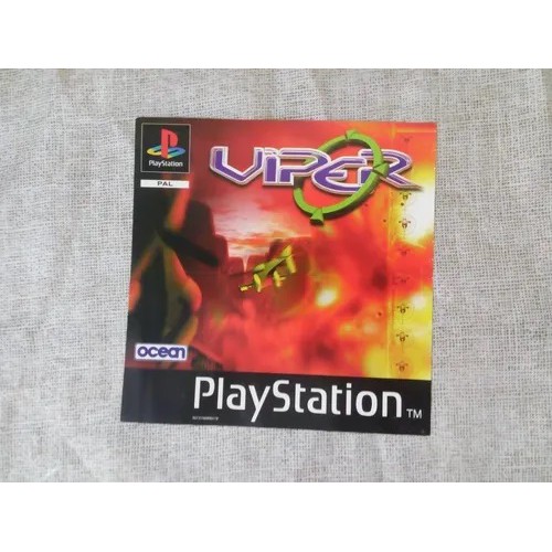 Manual, Capa E Contra-capa Do Jogo Viper (pal) Ps1 Original - Escorrega ...