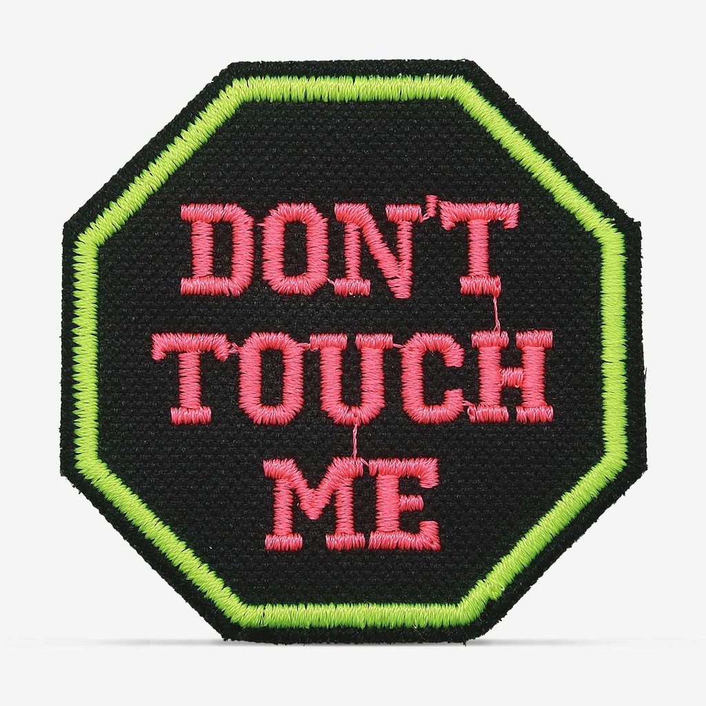 PATCH GANG Bordado termocolante Don't touch me | Shopee Brasil