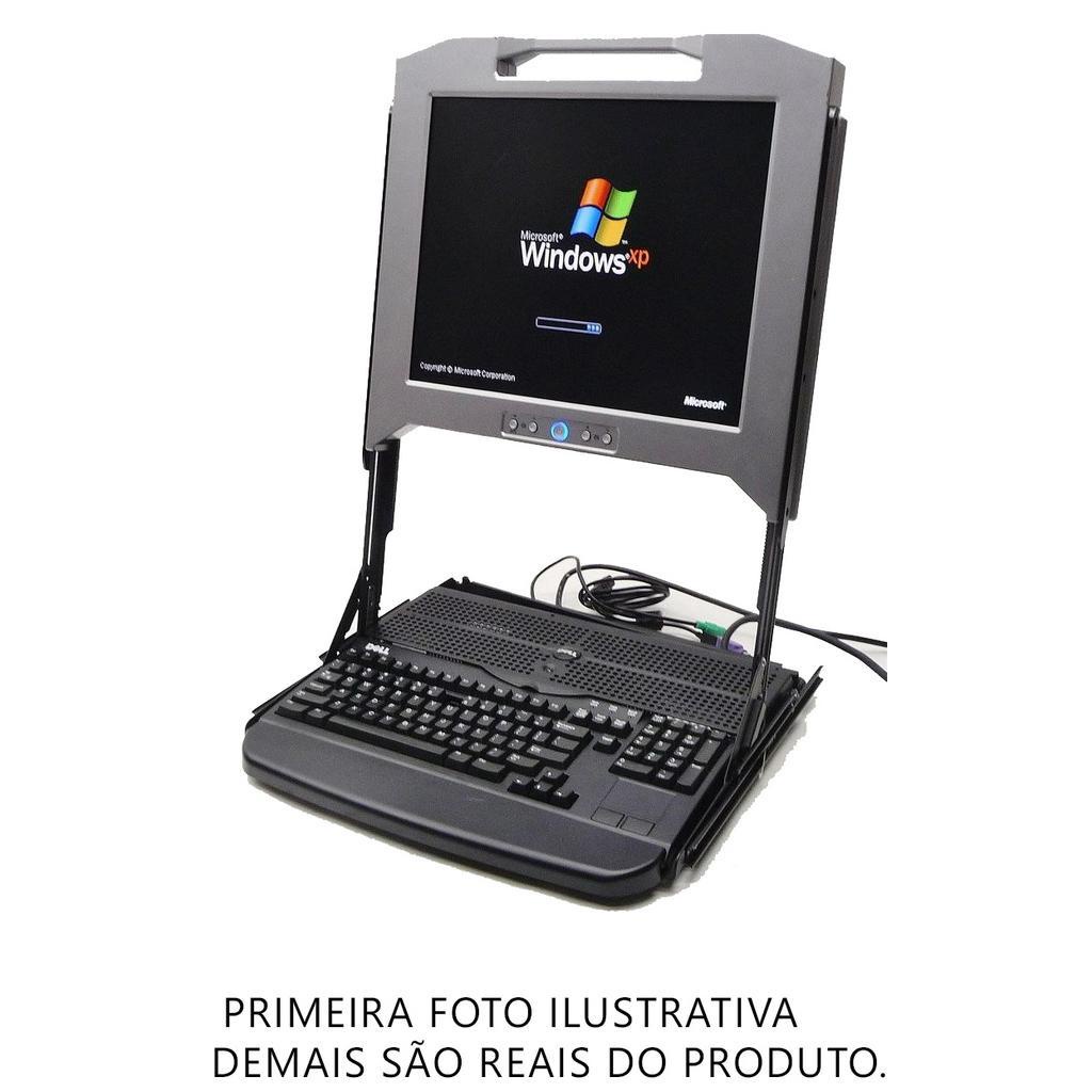 Monitor Rack Console Dell 1u kmm 17 polegadas tec e Touchpad | Shopee ...
