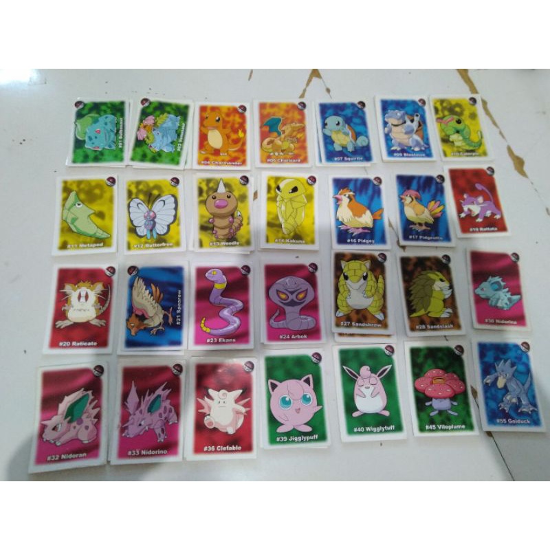 Figurinhas Pokémon - 100 unidades | Shopee Brasil