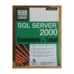 Sql Server 2000 Completo e Total autor Jeffrey Shapiro | Shopee Brasil