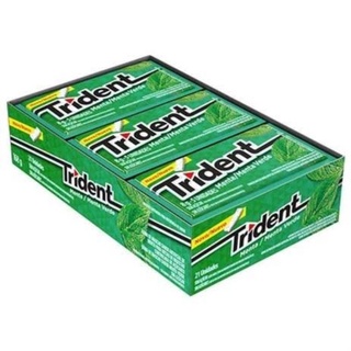 Trident Chiclete 21 unidades - Sabores sortidos na caixa | Shopee Brasil