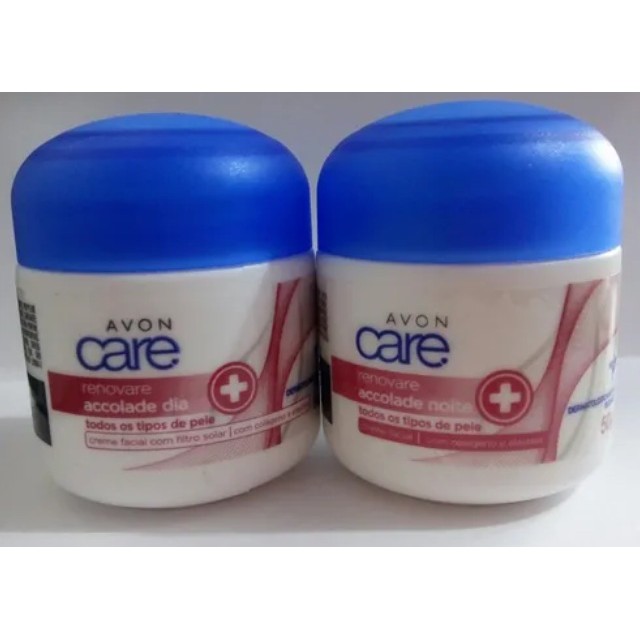 Kit Com 2 Avon Renovare Accolade - Dia E Noite - Avon 50g | Shopee Brasil