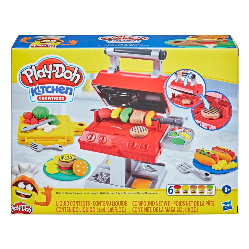 Kit Massinha Play-doh Dia de Churrasco Hasbro | Shopee Brasil