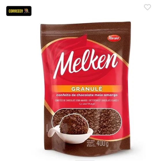 Chocolate Granulado Melken Granule - un 400g confeiteiro Harald ...
