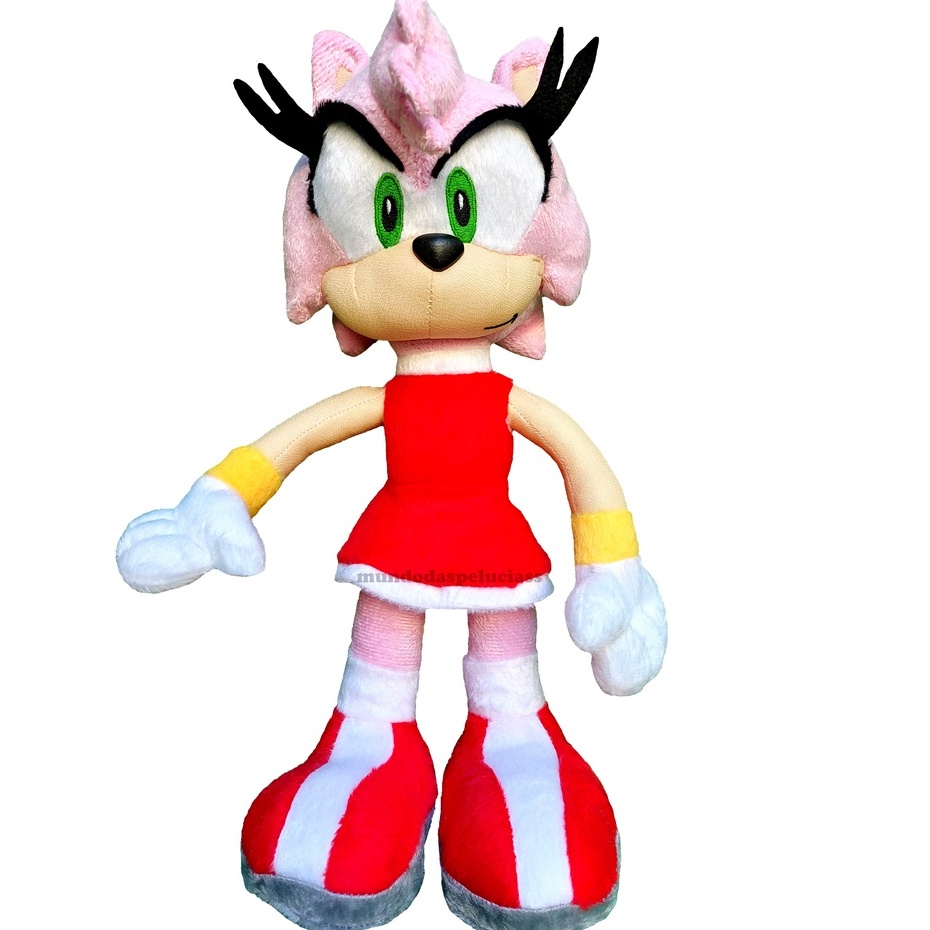Boneca de Pelúcia Amy Rose da Turma do Sonic 35 cm Sonic Rosa | Shopee ...